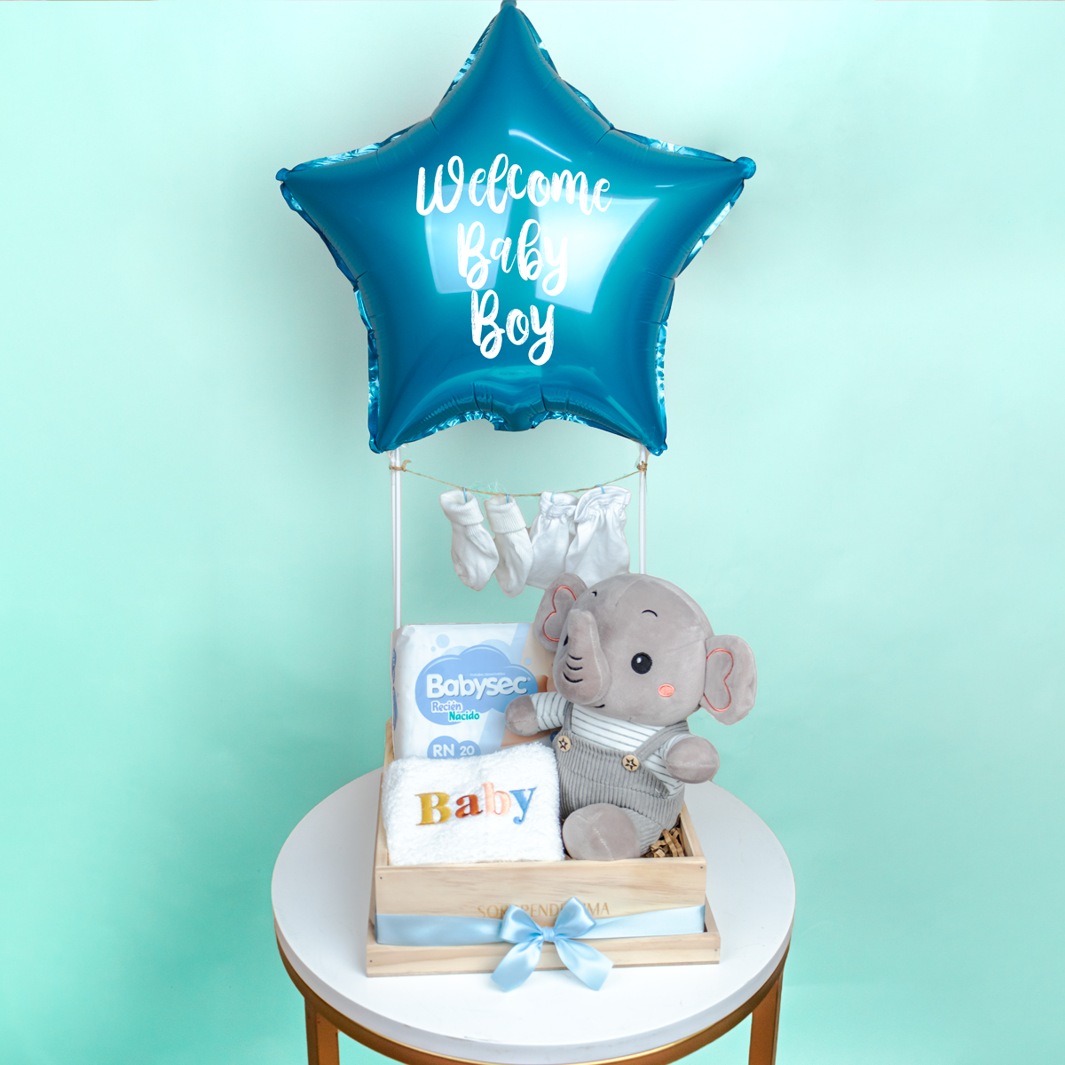 Gift Box welcome Baby boy - Regalo Sorpresa - regalo para recien nacido ...