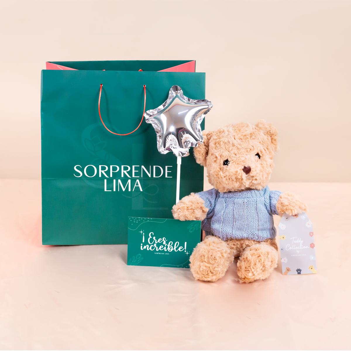 PELUCHE OSITO TEDDY – SORPRENDE LIMA