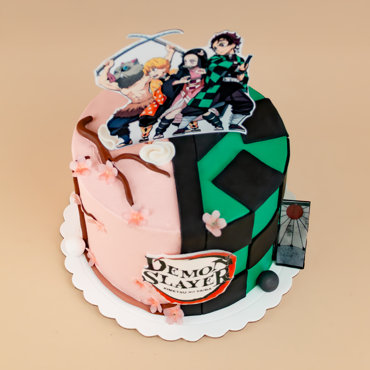 Torta Demon Slayer - torta tematica - torta para cumpleaños – SORPRENDE ...