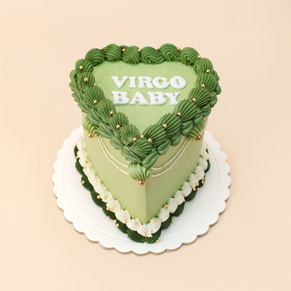 torta virgo con butter cream - tendencia coquette - torta romantica ...