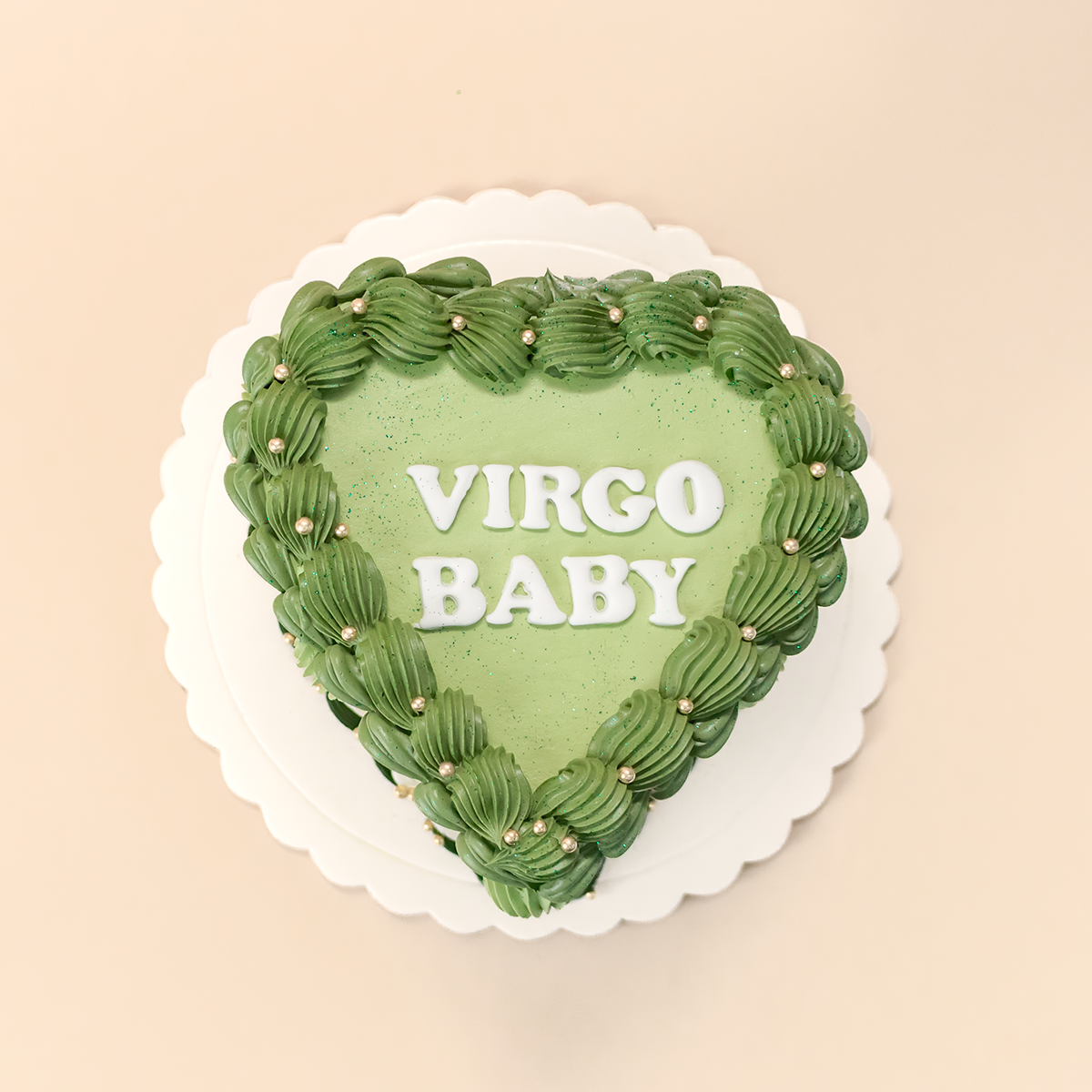 torta virgo con butter cream - tendencia coquette - torta romantica ...