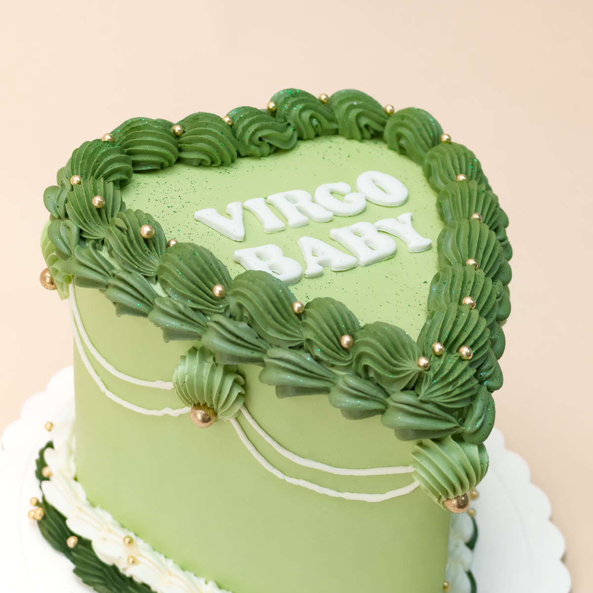 torta virgo con butter cream - tendencia coquette - torta romantica ...